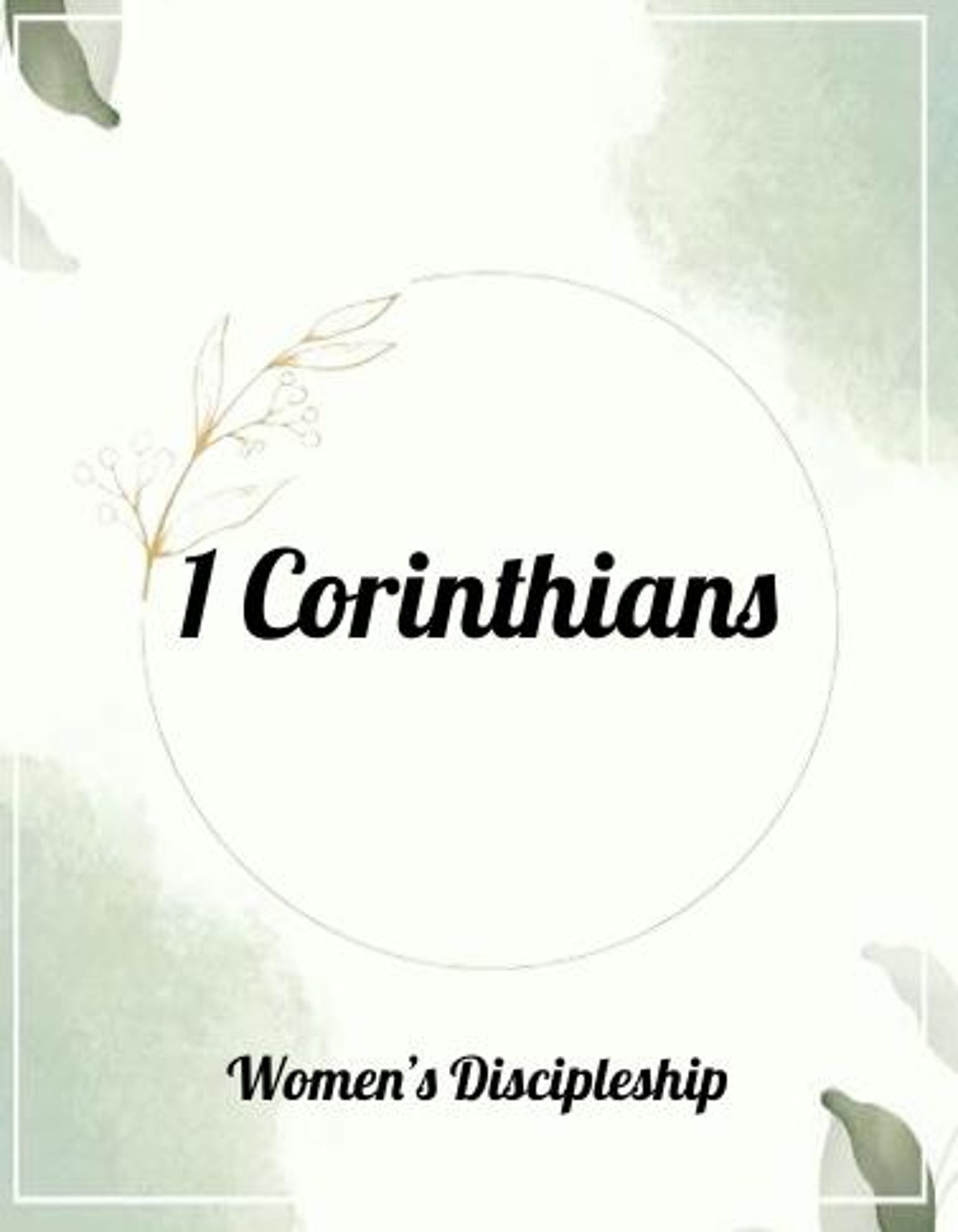 1 Corinthians Bible Study Printable | Christian Discipleship Guide ...