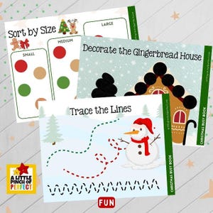 Christmas Busy Book: Printable Activities for Fun and Learning | Kids ...