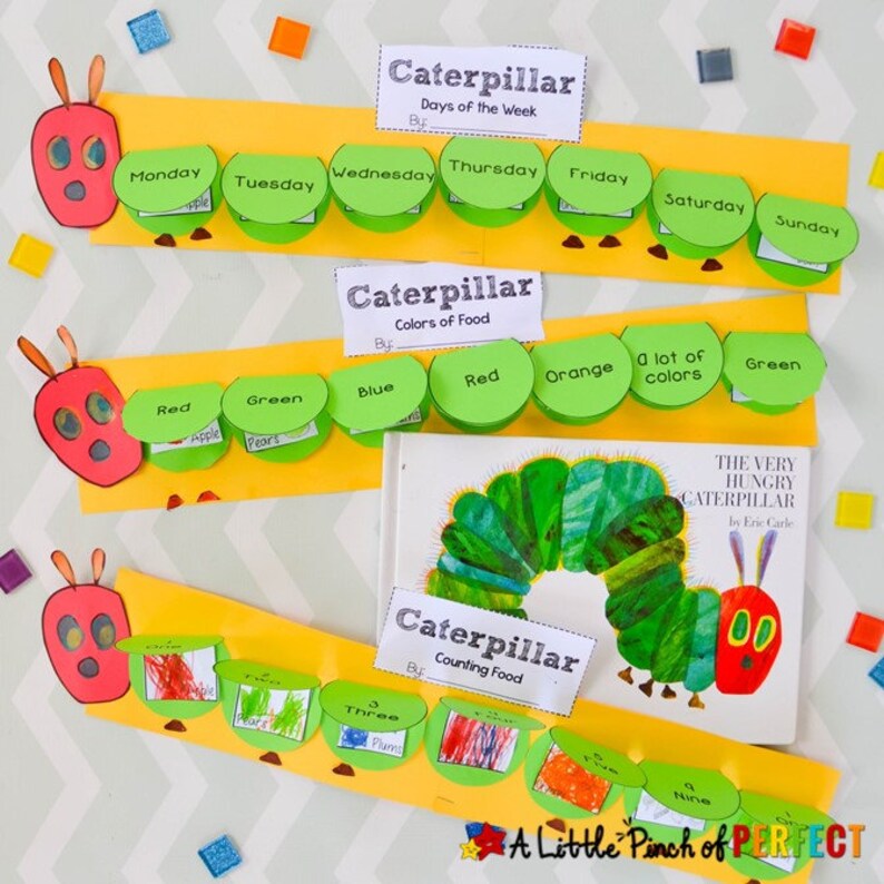 The Very Hungry Caterpillar Printable Activity Pack 100 Pages: Letters ...