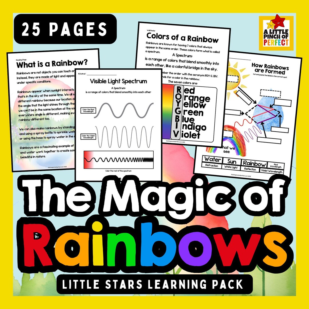 The Magic of Rainbows Learning Pack: Fun & Educational Printables for ...
