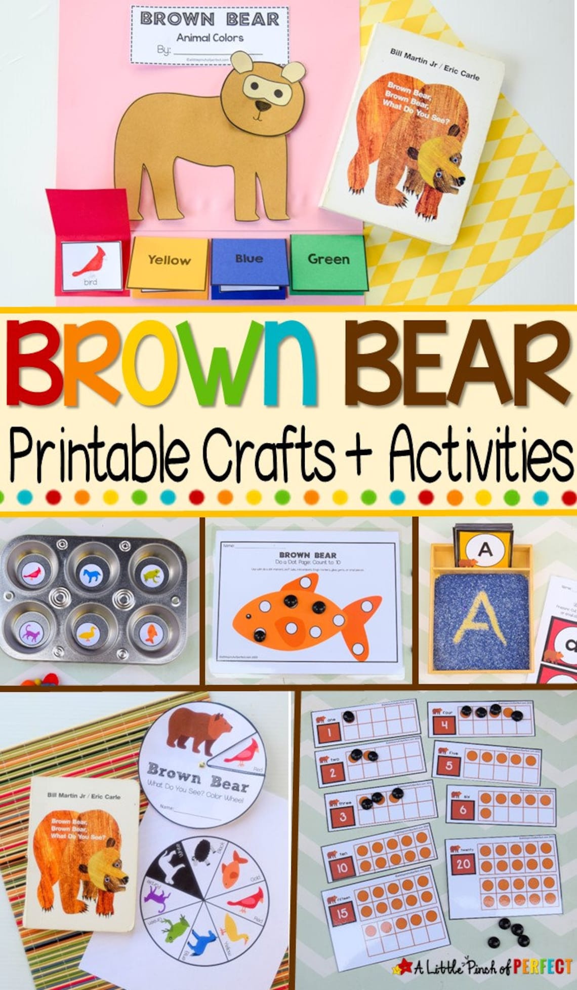 Toddler and Preschooler Brown Bear What Do You See MEGA PACK, Eric ...