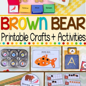 Toddler and Preschooler Brown Bear What Do You See MEGA PACK, Eric ...