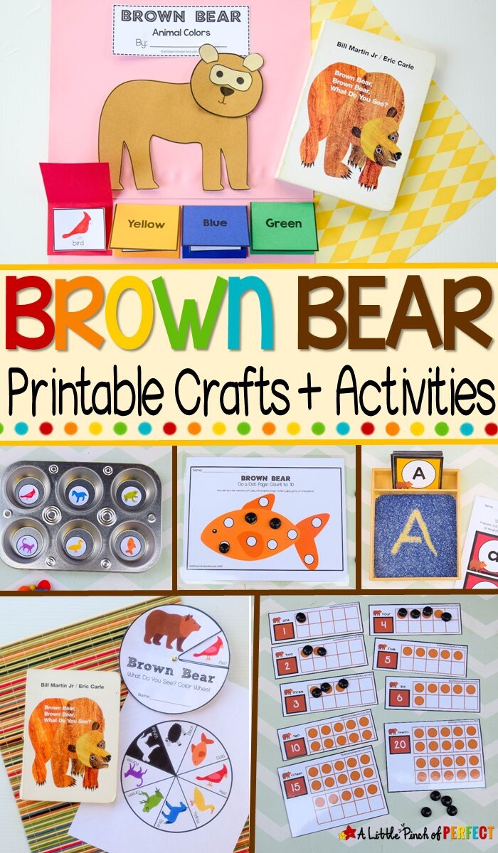 Toddler and Preschooler Brown Bear What Do You See MEGA PACK, Eric ...
