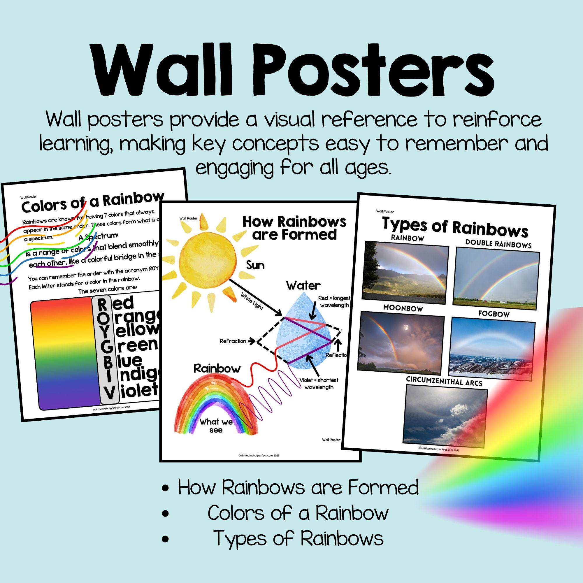 The Magic of Rainbows Learning Pack: Fun & Educational Printables for ...