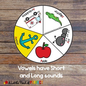 Alphabet Phonics Spinners Set Letters A-Z, Homeschool Activities ...