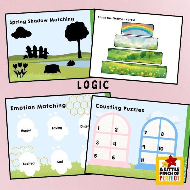 Spring Busy Book: 40+ Printable Activities for Fun and Learning | Kids ...