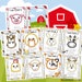 Farm Animal Printable Playdough Mats to LEARN & PLAY Toddler, Preschool ...