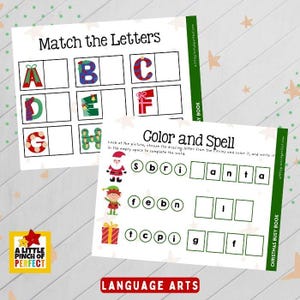 Christmas Busy Book: Printable Activities for Fun and Learning | Kids ...