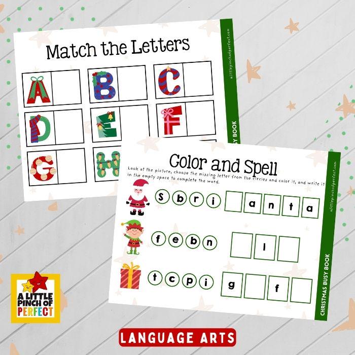 Christmas Busy Book: Printable Activities for Fun and Learning | Kids ...