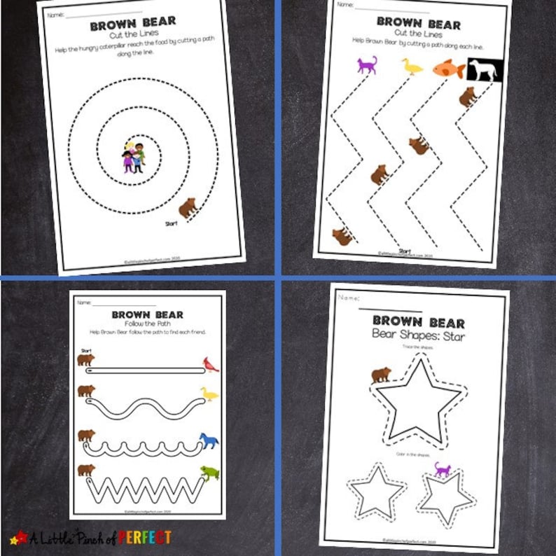 Toddler and Preschooler Brown Bear What Do You See MEGA PACK, Eric ...