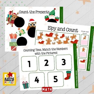 Christmas Busy Book: Printable Activities for Fun and Learning | Kids ...