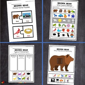 Toddler and Preschooler Brown Bear What Do You See MEGA PACK, Eric ...