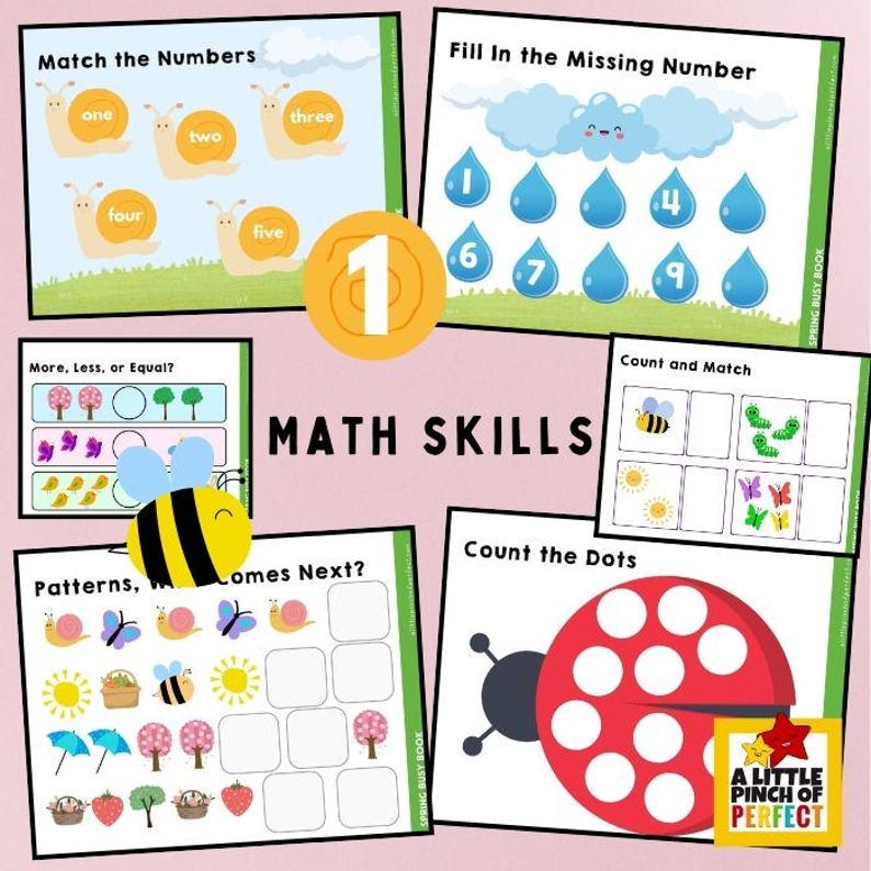 Spring Busy Book: 40+ Printable Activities for Fun and Learning | Kids ...