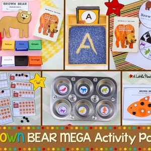 Toddler and Preschooler Brown Bear What Do You See MEGA PACK, Eric ...