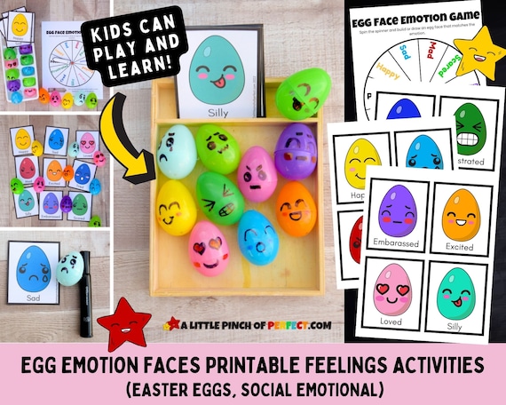 Kids Feeling Faces Printable