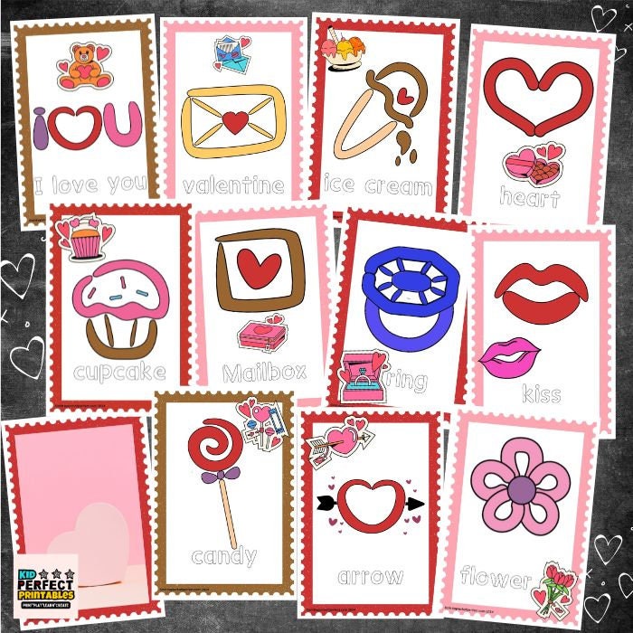 Valentine's Day Printable Playdough Mats to LEARN & PLAY Toddler ...