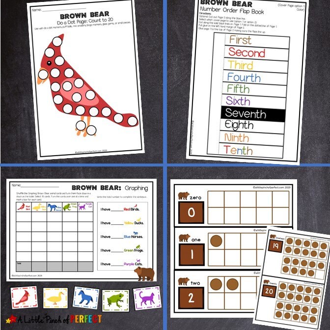 Toddler and Preschooler Brown Bear What Do You See MEGA PACK, Eric ...