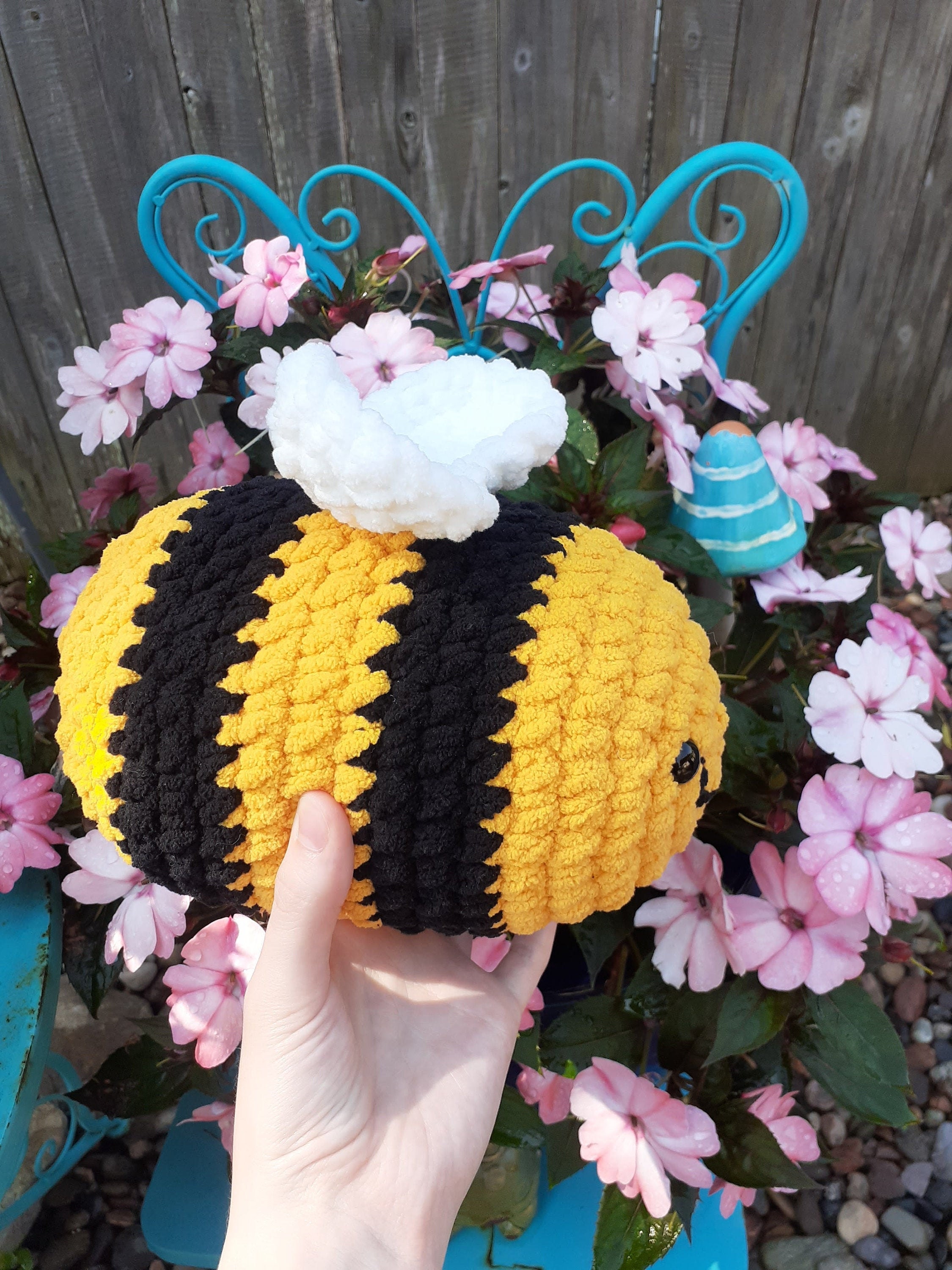 Handmade Crochet Chunky Bee - Etsy