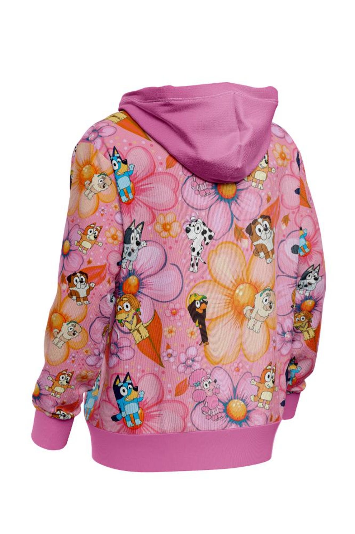 Bluey Seamless Pattern | Groovy Floral Kids Background | 5 Color ...