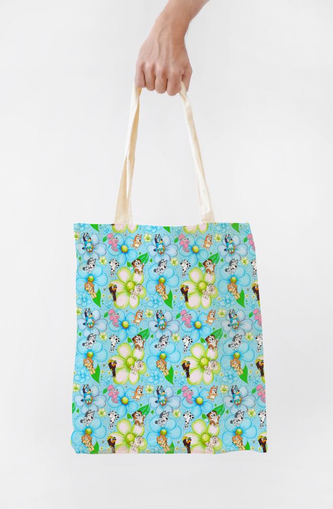 Bluey Seamless Pattern | Groovy Floral Kids Background | 5 Color ...