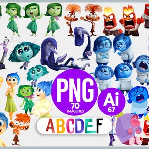 Inside Out 2 PNG, Ai, JPG, Vectors, Clipart, Quick Download, Anger Joy ...