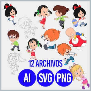 Cleo and Cuquin, PNG Images, SVG Clipart, Vector, (transparent ...