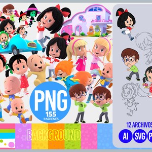 Cleo and Cuquin, PNG Images, SVG Clipart, Vector, (transparent ...