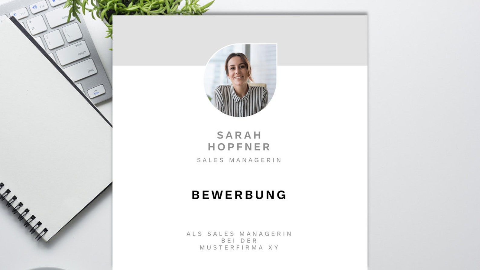 Tabular CV Template Word One-sided| Application Template With Cover ...