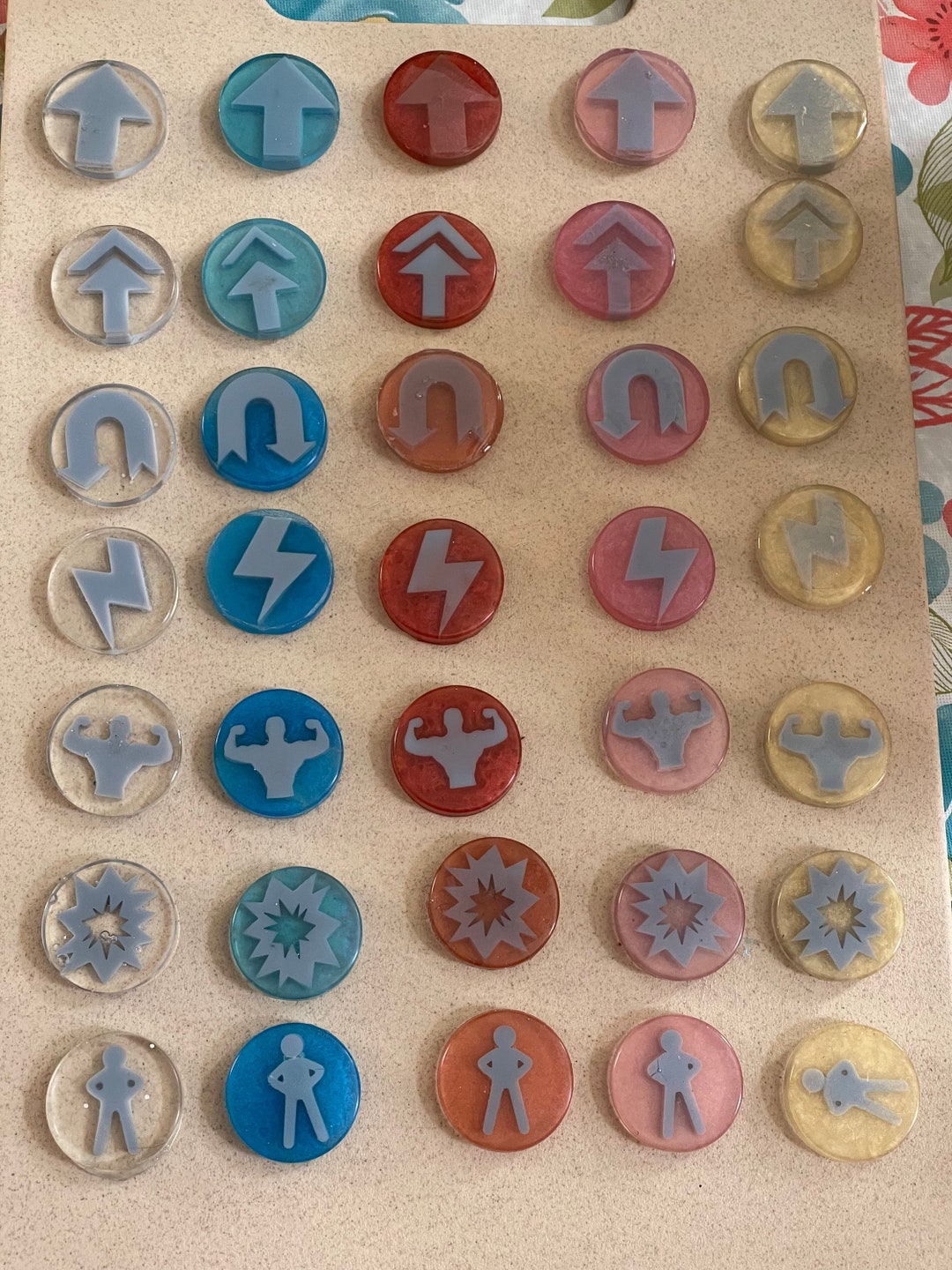 Game Tokens (sets of 5) - Etsy