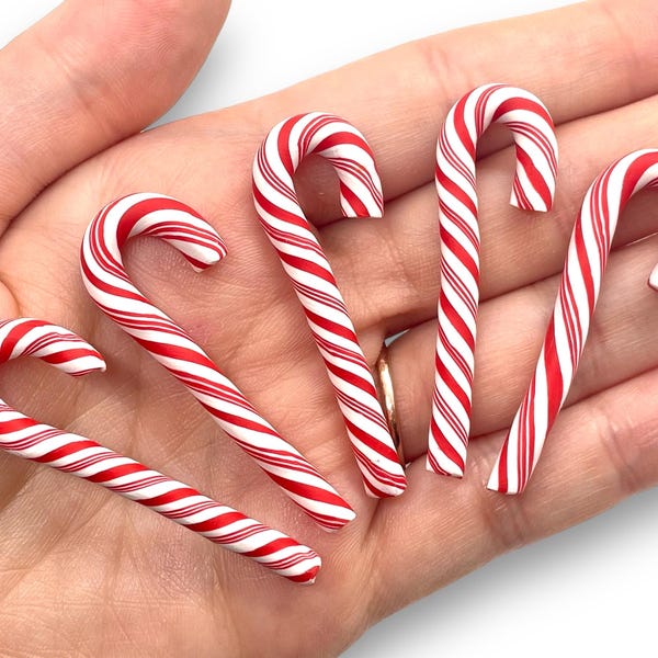 Miniature Candy Canes - Etsy