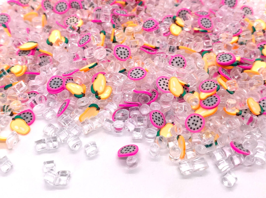 Mango Dragonfruit Ice Confetti Mix - Fake Sprinkles for Slime or ...