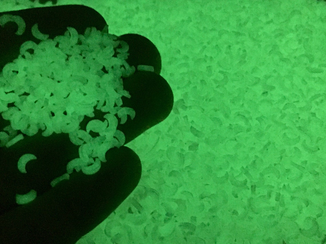 Glow in the Dark Moon Fimo Slices - Polymer Clay Sprinkles for Slime or ...