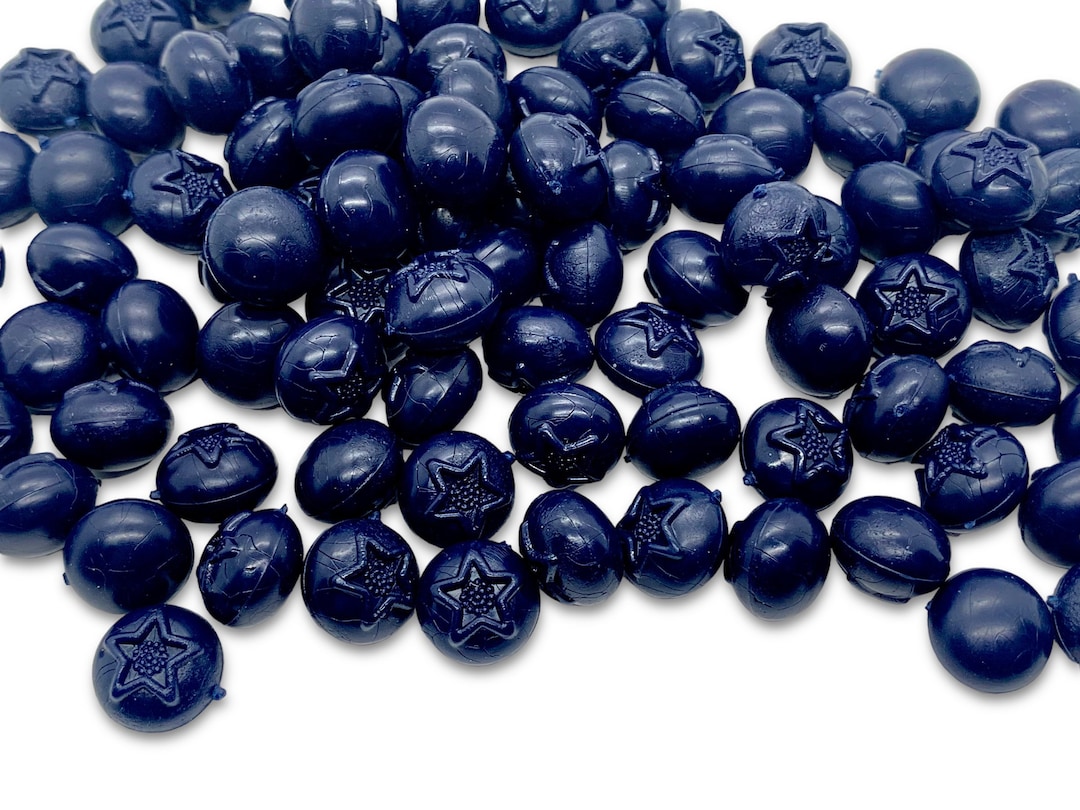 10pcs Fake Blueberries - Faux Fruit for Slime or Decoden - 3D Resin ...