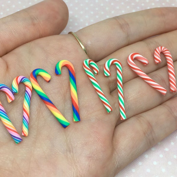 Miniature Candy Canes - Etsy