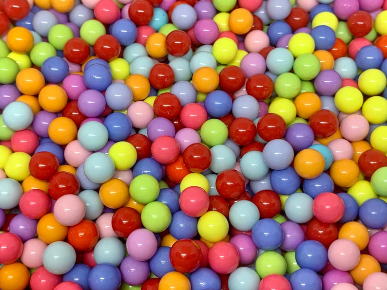 Colorful Fake Round Candies Mini Faux Gumballs Fake Bake - Etsy