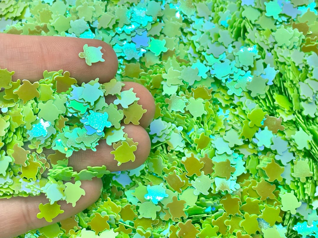 Sea Turtle Glitter - 5g to 50g Sparkles - Blue Holographic Confetti - Etsy