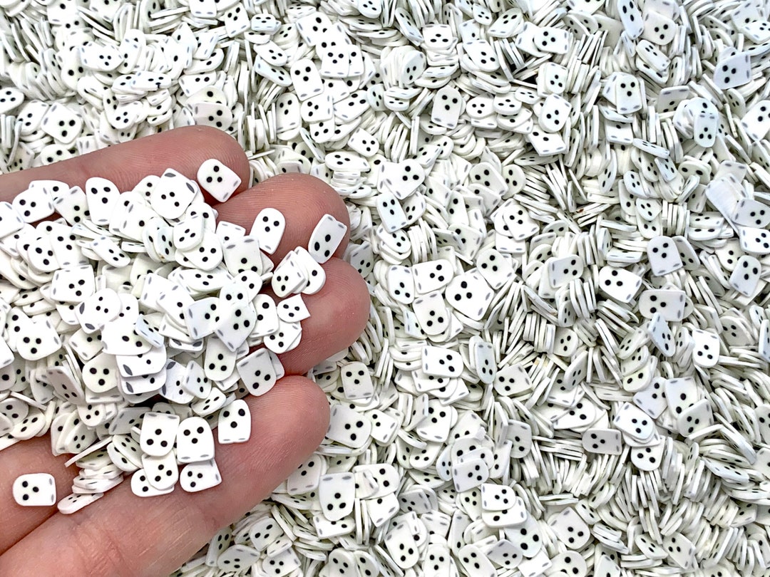Ghost Fimo Slices - Halloween Polymer Clay Confetti - Slime Supplies ...