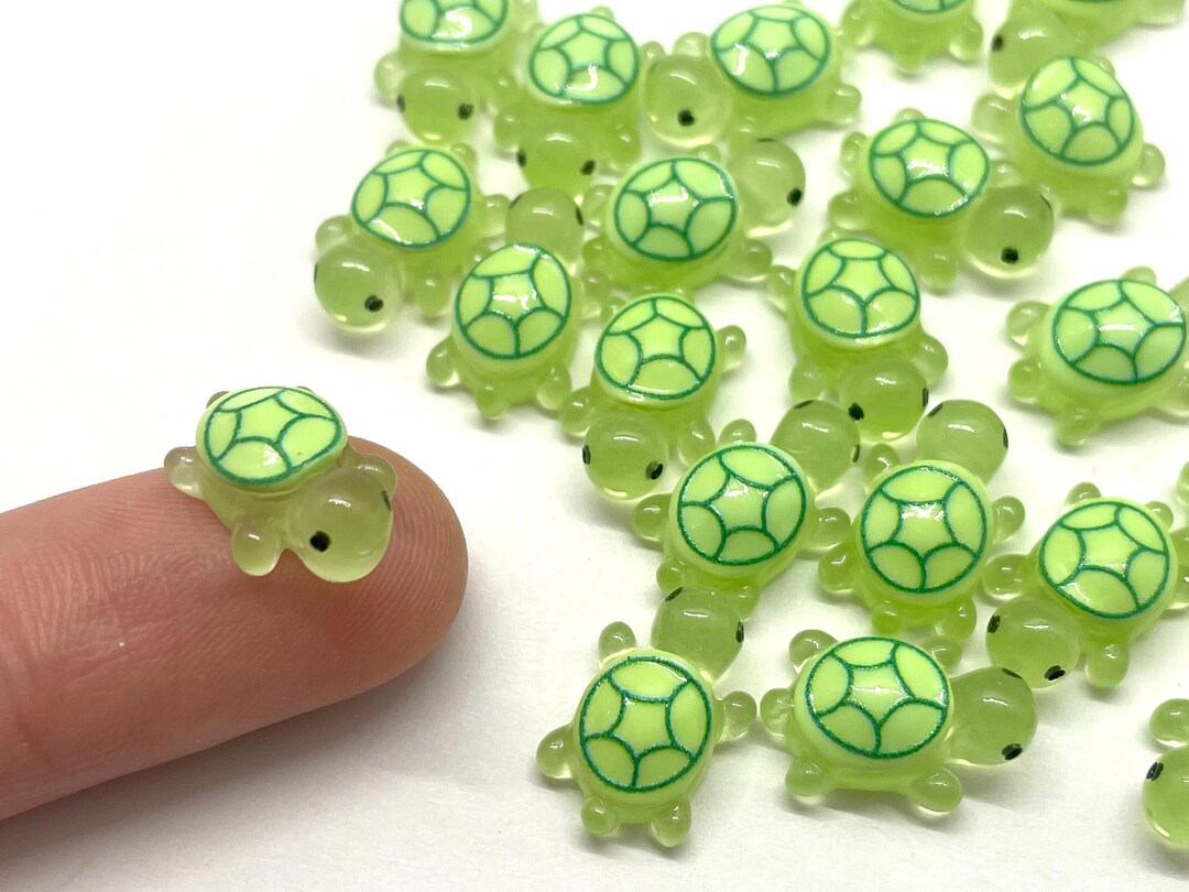 10pcs Tiny Resin Turtles - Miniature Fairy Garden Animals - Mini ...