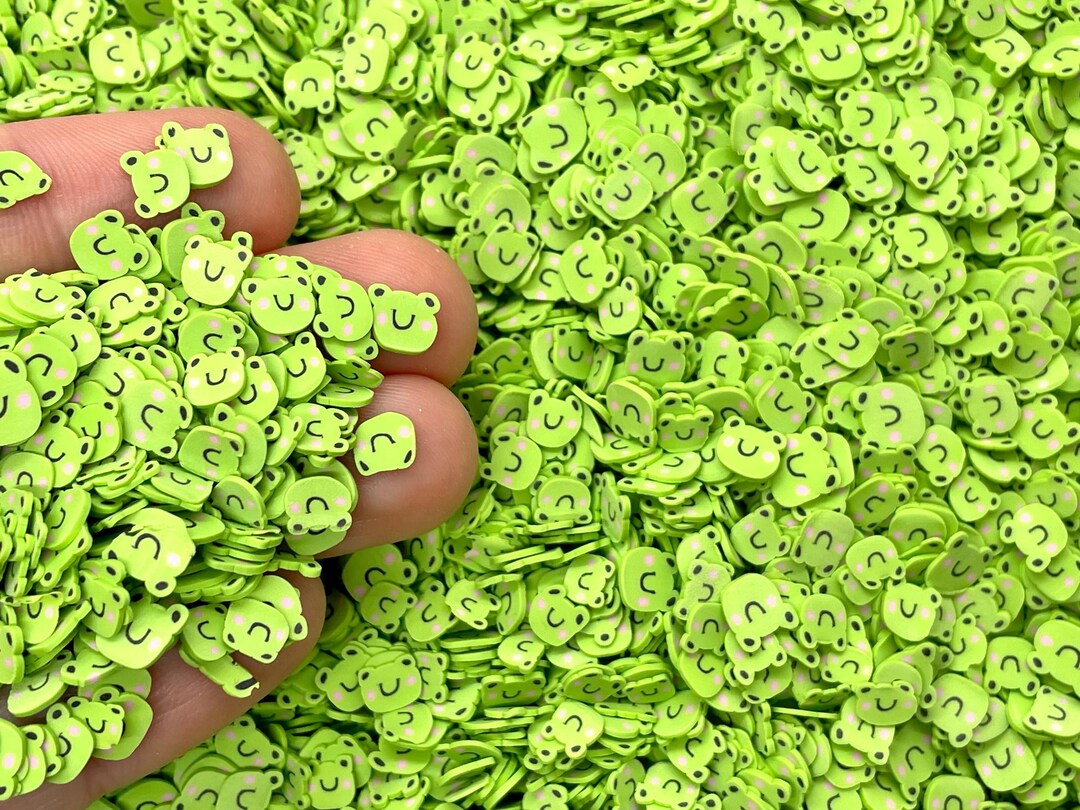 Frog Fimo Slices - Polymer Clay Confetti for Slime or Resin Inclusions ...