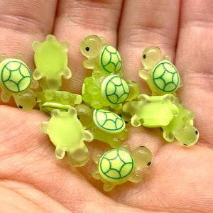 10pcs Tiny Resin Turtles - Miniature Fairy Garden Animals - Mini ...