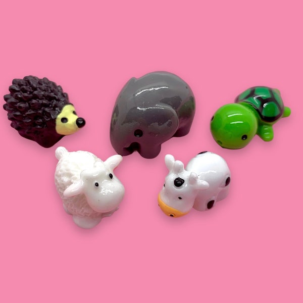 Mini Clay Animals - Etsy