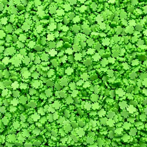 Shamrock Fake Sprinkles - 5g to 50g Green Four Leaf Clover Confetti ...