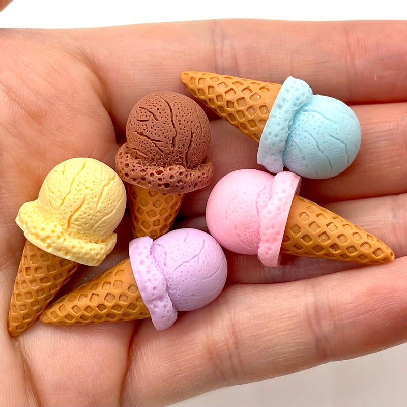 Mini Resin Food Charms - Etsy