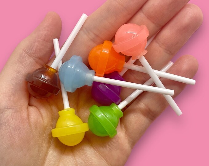 10pcs Fake Lollipops - Cute Realistic Faux Candy - Food Prop Craft ...
