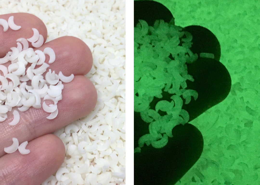 Glow in the Dark Moon Fimo Slices - Polymer Clay Sprinkles for Slime or ...