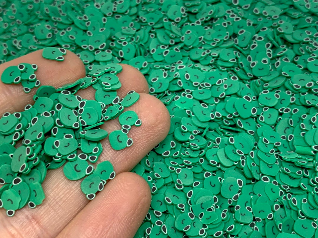 Frog Fimo Slices - Polymer Clay Confetti for Slime or Resin Inclusions ...