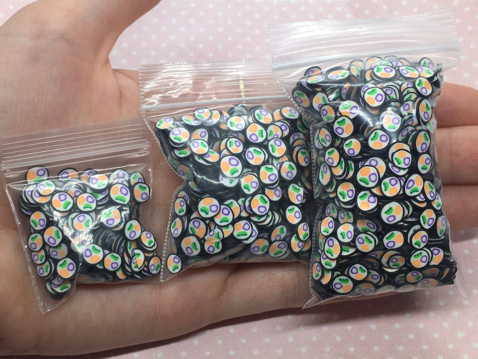 Sushi Fimo Slices Polymer Clay Food Embellishments for - Etsy