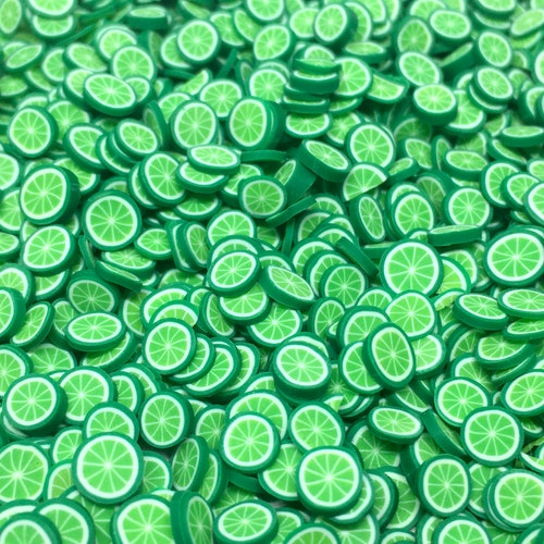 Lemon Clay Slices Mini Fimo Lemons Embellishments for Slime - Etsy