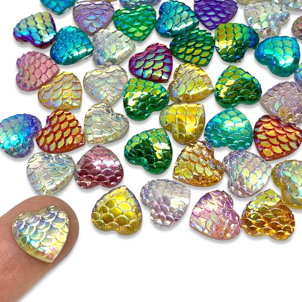 Fish Scale Charms - Etsy