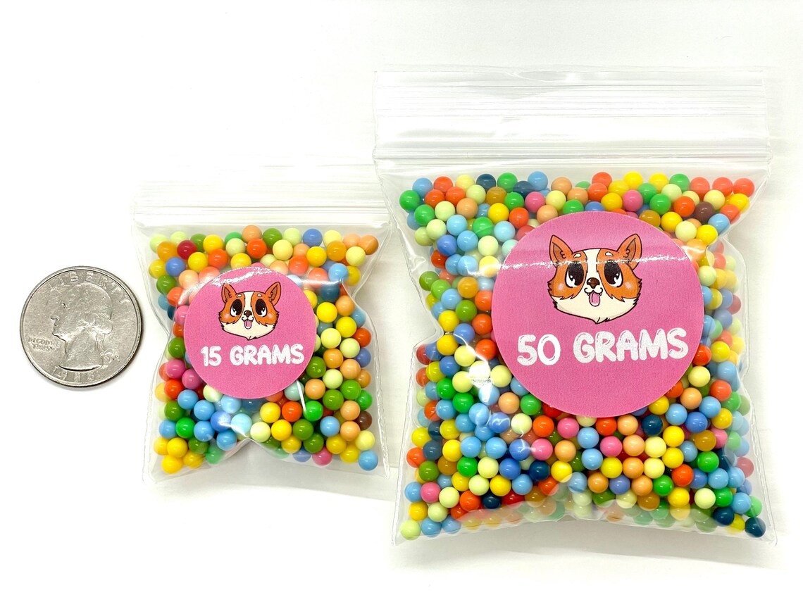 Colorful Fake Round Candies - Mini Faux Sprinkles / Gumballs - Fake ...